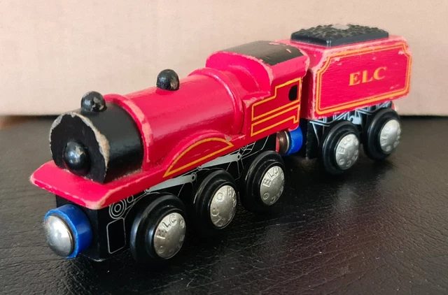 ELC RED WOODEN Brio Steam Engine Train Thomas & Friends Brio £7.49 ...