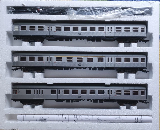 MODELLBAHN LIMA H0 , Zug Set Silberlinge mit Steuerwagen in Ovp 149827 ...