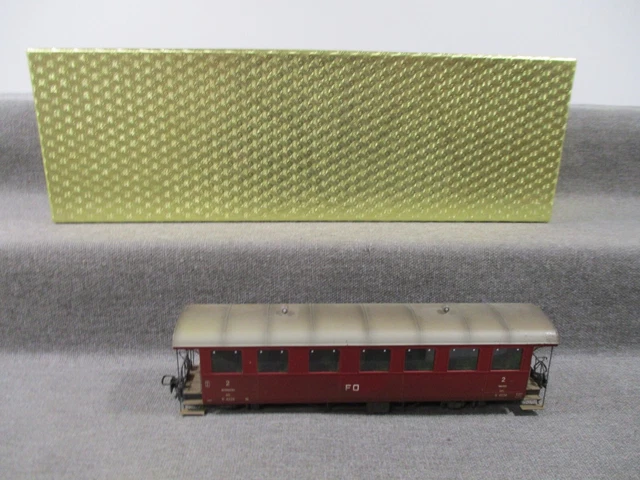 FERRO-SUISSE H0M B4224 Personenwagen Vierachswagen F0 in OVP FS27 EUR ...