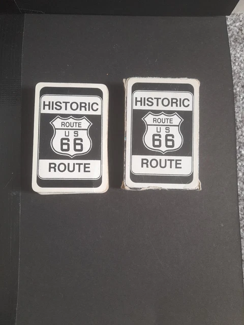 VINTAGE ROUTE 66 Playing Cards In Original Box..full Deck £4.35 ...