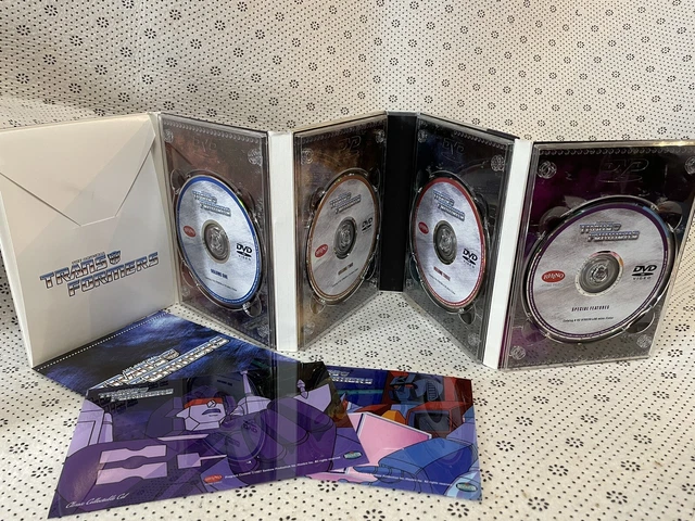 THE ORIGINAL TRANSFORMERS Complete First Season Animated 4 DVD Set ...