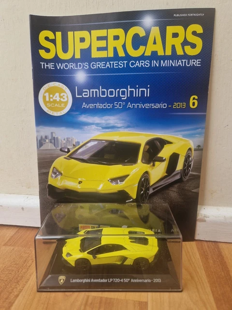 1/43 PANINI SUPERCARS Collection 2013 Lamborghini Aventador Lp270 Car ...
