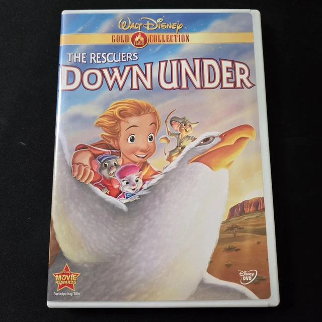 THE RESCUERS DOWN Under Walt Disney Gold Collection (DVD) $10.00 ...