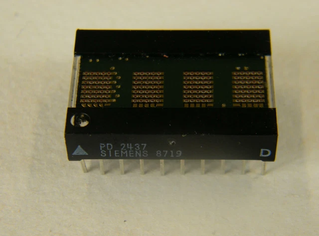 PD2437 4 DIGIT 7X5 Dot Matrix Inteligent Display Siemens EUR 30,50 ...