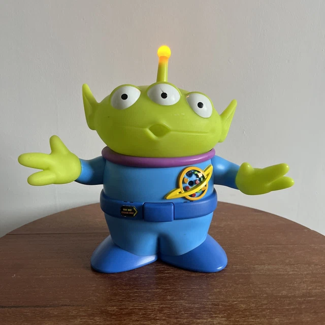 DISNEY STORE TOY Story Green Alien Talking Interactive Toy Figure 8 ...