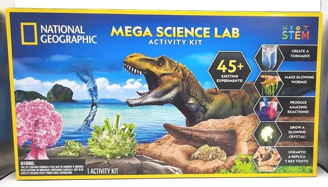 NATIONAL GEOGRAPHIC MEGA Science Lab Activity Kit 45+ Experiments STEM ...