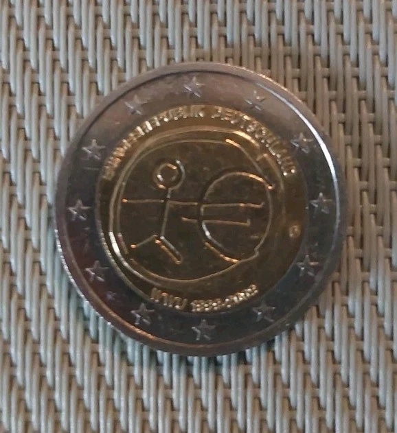 2 EURO MÜNZE Strichmännchen WWU 1999-2009 Deutschland EUR 40,00 - PicClick DE
