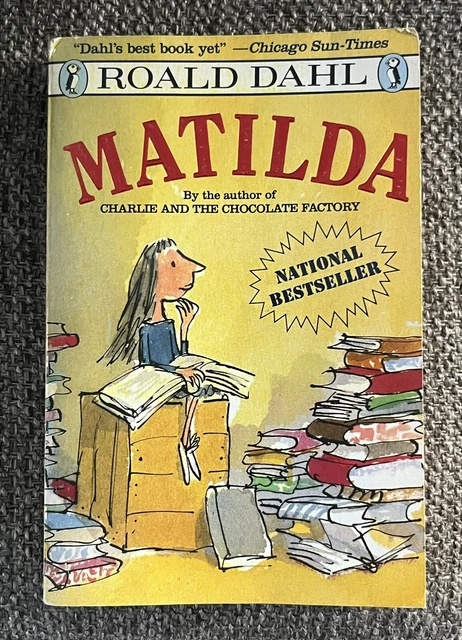 MATILDA BY ROALD Dahl, Illustrated by Quentin Blake 1988 Puffin ...