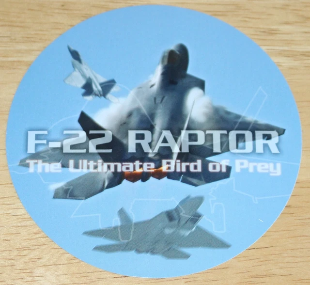USAF UNITED STATES Air Force Lockheed-Martin F-22 Raptor Sticker £5.00 ...