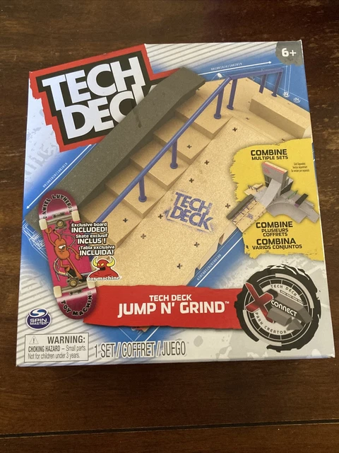 TECH DECK JUMP N' Grind X-Connect Park Creator Customizable Toy Machine ...