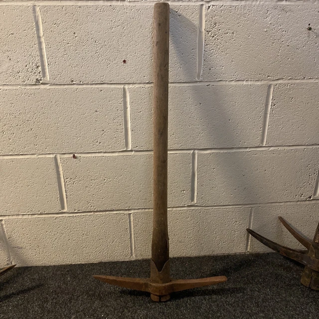 BRITISH ARMY MILITARY - MOD - Pick Axe & Wooden Handle #10 £12.00 ...