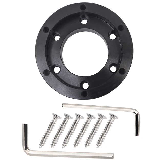 70MM RACING STEERING Wheel Adapter Plate W/ 6 Screws For Logitech G29 ...