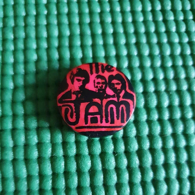 ORIGINAL 1970S/80S THE Jam Badge 25mm The Jam Tour Badge Mods Punk Pin ...