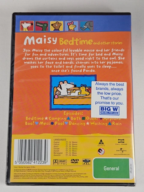 MAISY BEDTIME AND Other Stories DVD (New & Sealed) Region 2,4 $24.98 ...