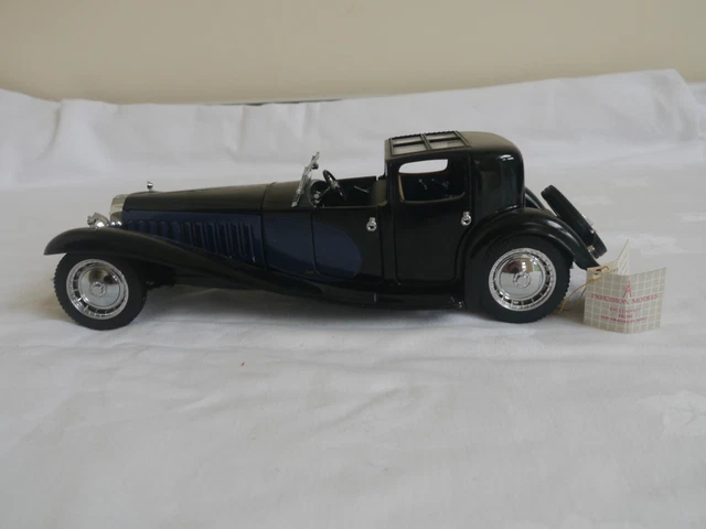 FRANKLIN MINT SCALE 1-24 1930 Bugatti Royale Coupe Napoleon Diecast ...