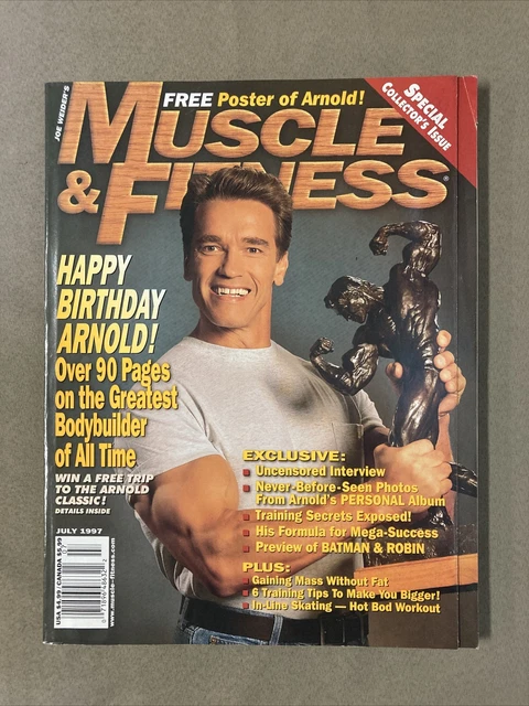 MUSCLE & FITNESS Bodybuilding Magazine / Arnold Schwarzenegger 90 Pages ...