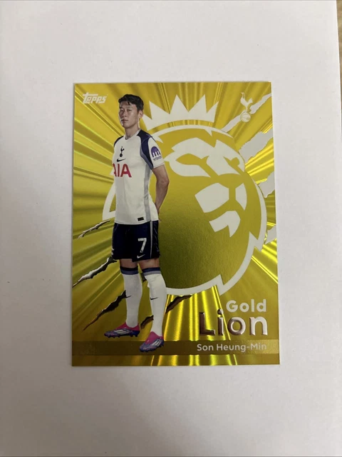 TOPPS PREMIER LEAGUE 2026 - Heung Min Son „Gold Lion“ Tottenham GL7 Box Hit SP EUR 8,67 ...