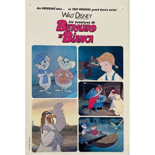 BERNARD ET BIANCA Synopsis - 18x24 cm. - 1977 - Eva Gabor, Walt Disney ...
