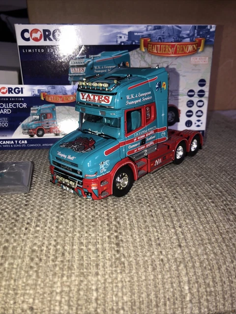 CORGI SCANIA T Jh Yates Cc12836 1:50 Model Modern Truck Cab Hauliers ...