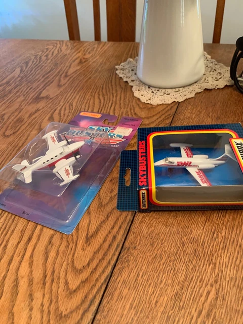 MATCHBOX SKYBUSTERS DHL Lear Jet and Cessna 402 New $34.50 - PicClick AU