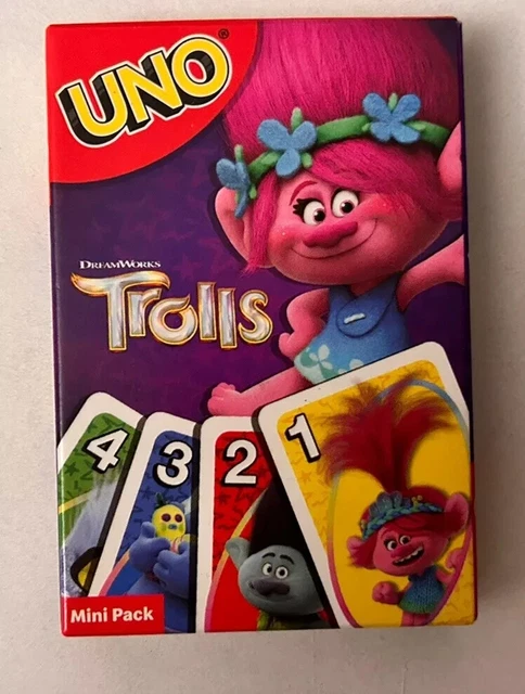 MCDONALDS DREAMWORKS UNO Trolls Card Game Mini Pack £2.18 - PicClick UK