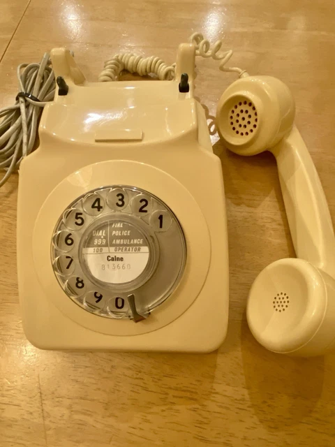 BT ROTARY DIAL Telephone 1983 Ivory £16.15 - PicClick UK
