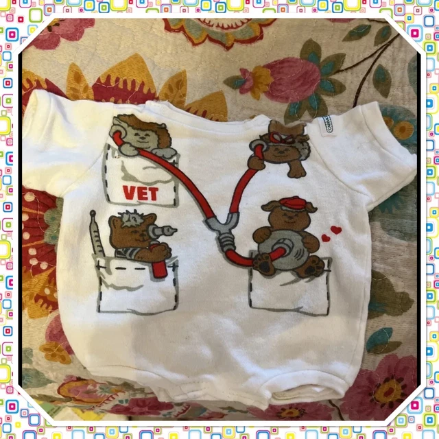 LOVELY VINTED CABBAGE patch Kids doll Original clothes Vet Romper ...