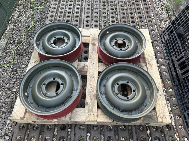 ORIGINAL WW2 WILLYS MB Ford GPW Combat Wheels Set £1,000.00 - PicClick UK