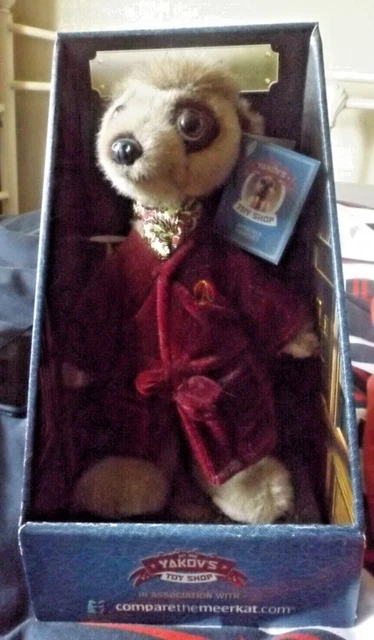 ALEKSANDR MEERKAT COMPARE the Meerkat toy with certificate NIB £0.99 ...