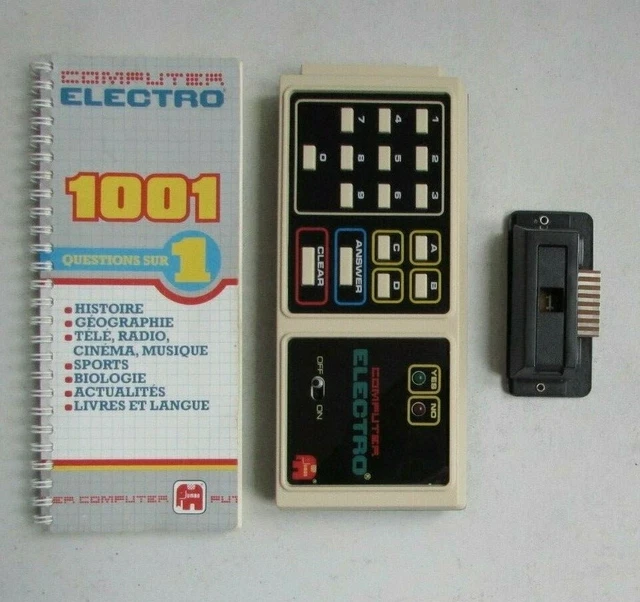COMPUTER ELECTRO JUMBO 1981 Jeux de questions-réponses instructif par ordinateur EUR 15,00 ...