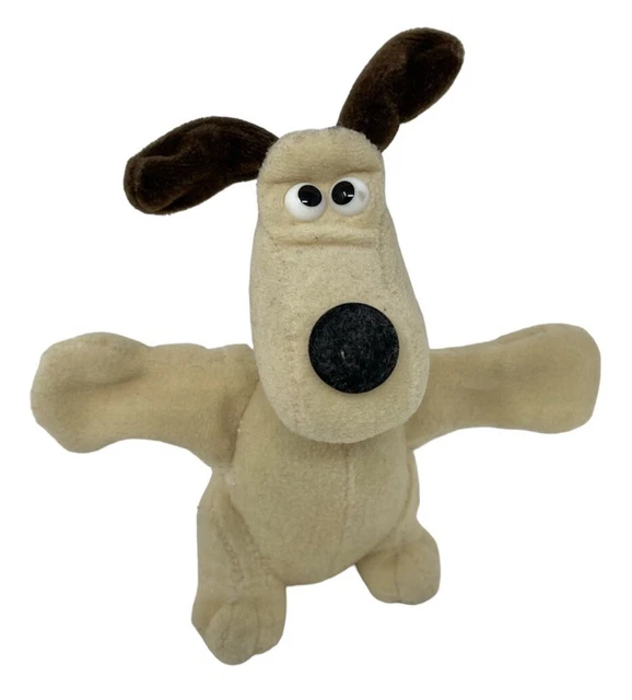 WALLACE AND GROMIT Dog Finger Puppet Soft Toy Plush Aardman Animation ...