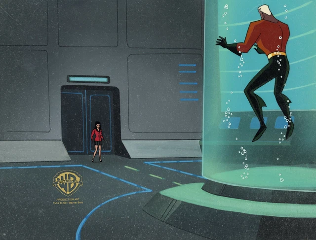 SUPERMAN ANIMATED SERIES-ORIGINAL Production Cel/OBG-Aquaman-A Fish ...