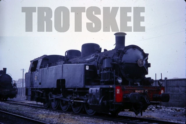 35MM SLIDE SNCF French Railways Steam Loco 050 TQ 25 Calais Ville 1967 ...