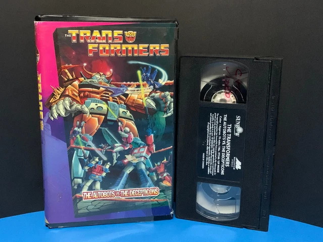 VHS TRANSFORMERS AUTOBOTS vs Decepticons (Malofilm, 1995) Cartoon ...
