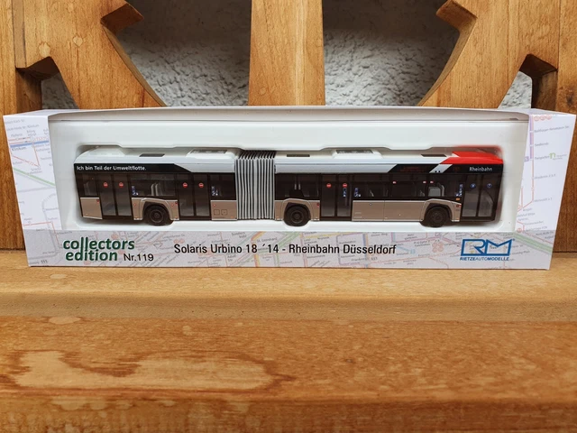 RIETZE SOLARIS URBINO MAN Lion's City Rheinbahn Düsseldorf bus de ligne ...
