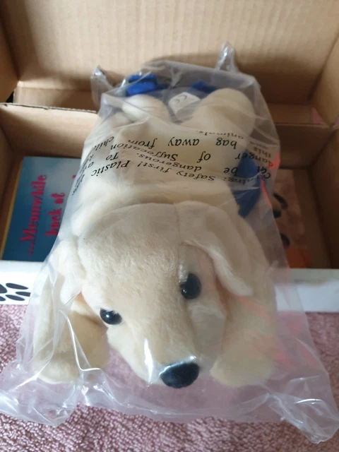 VINTAGE ANDREX PUPPY Dog Plush Soft Toy With Box £5.92 - PicClick UK
