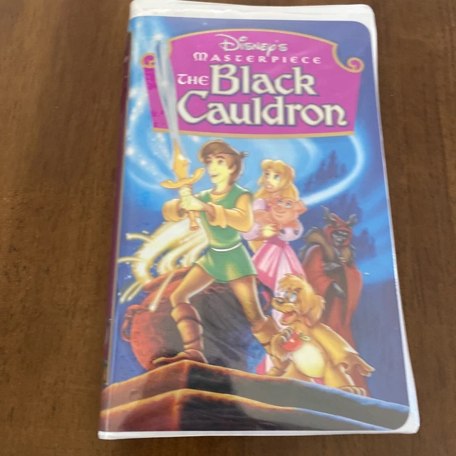 THE BLACK CAULDRON (VHS, 1998) Walt Disney Masterpiece Collection ...