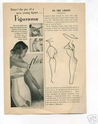 FIGURINE FLEXEES GIRDLE Ad 1950s Original Vintage Ad EUR 10,99 - PicClick FR