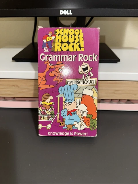 DISNEY SCHOOL HOUSE Rock! Grammar Rocks VHS Video Tape Knowledge is ...