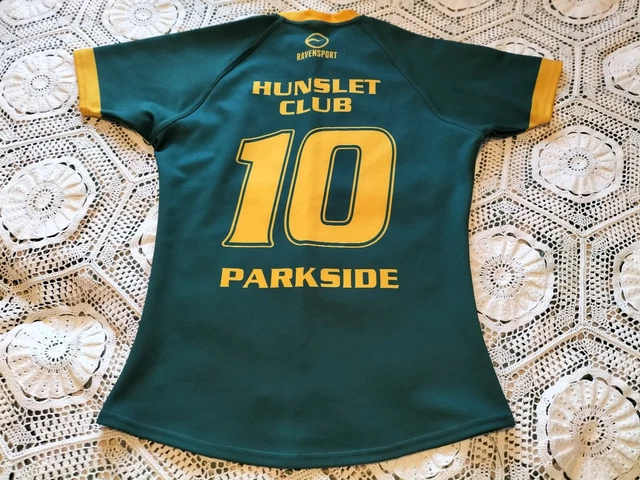 HUNSLET CLUB PARKSIDE Match Player Issue Home Rugby League Shirt Jersey ...