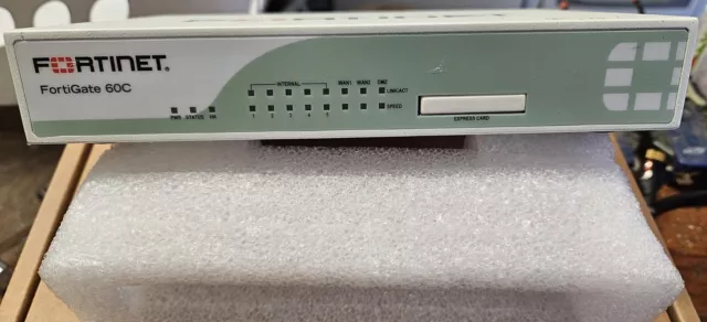 FORTINET FORTIGATE 60C FG-60C Router Firewall Security Appliance EUR 0 ...