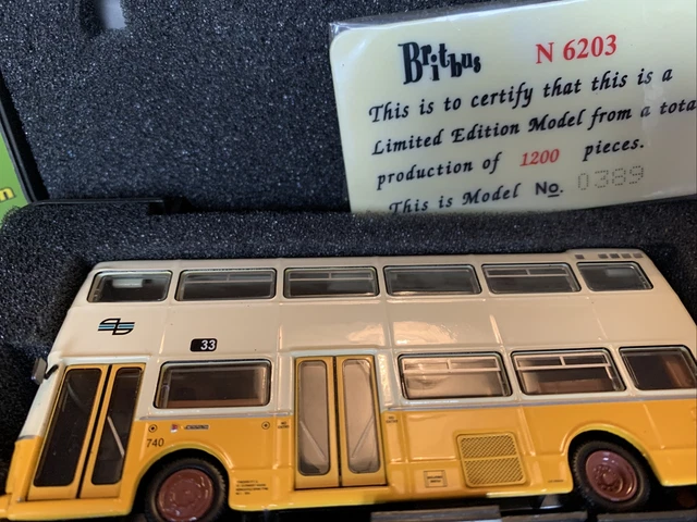 RARE BRITBUS 1/76 N6203 Scania Metropolitan Tyneside Fenham Elswick Rd ...