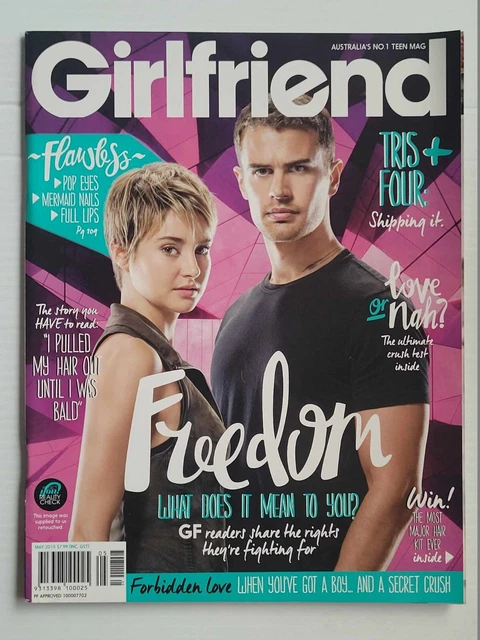 GIRLFRIEND MAGAZINE - May 2015 - Shailene Woodley - Theo James $10.00 ...