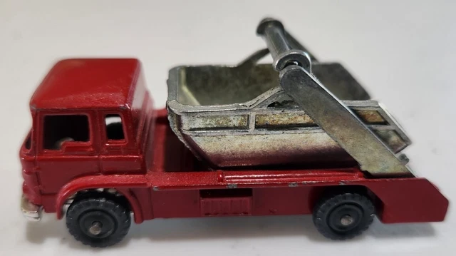 VINTAGE HUSKY 27 Bedford TK 7-Ton Skip Lorry - Red $9.99 - PicClick