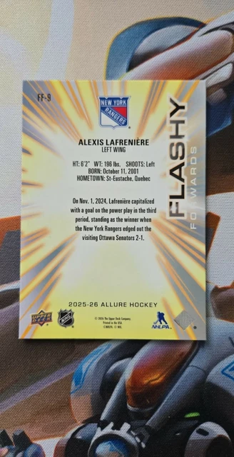 2025-26 ALLURE FLASHY Alexis Lafreniere FF-9 $1.00 - PicClick CA