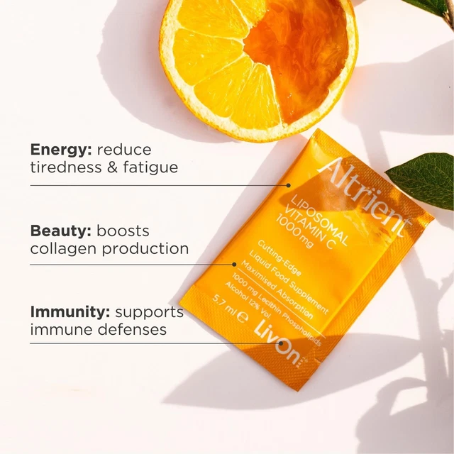 ALTRIENT LIPOSOMAL VITAMIN C 1000 mg High Absorption Liquid Sachets 30 Servings £86.12 - PicClick UK