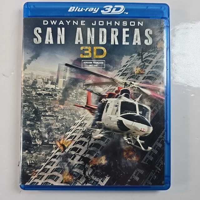 SAN ANDREAS (BLU-RAY, 3D Blu-ray, 2015) Canadian $14.95 - PicClick CA