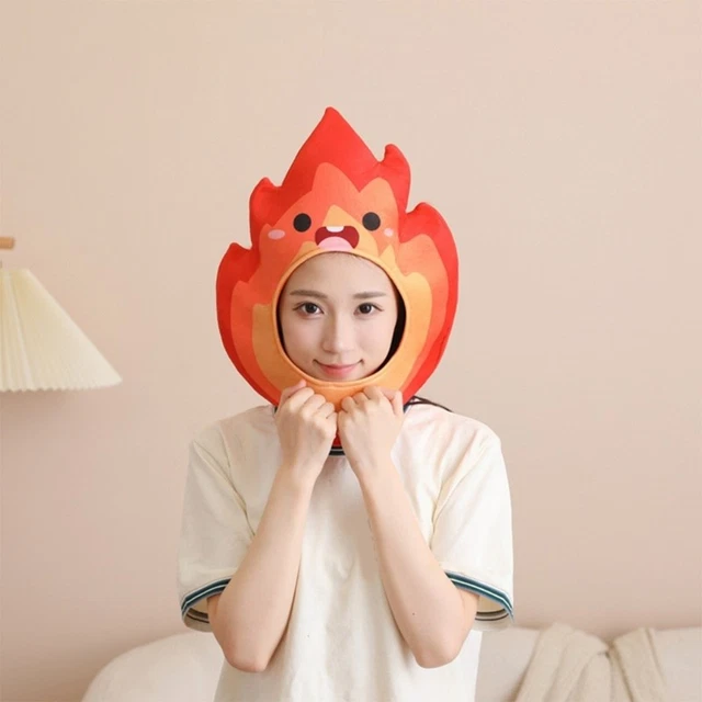 FLAME SHAPE COSTUME Hat Roleplay Game Headgear For Cosplayers And Party ...
