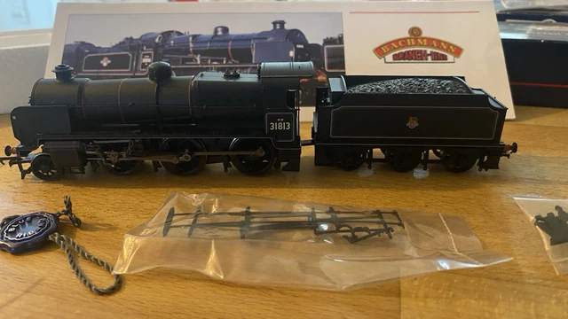 BACHMANN 32-152 OO Gauge Steam Locomotive N Class 31813 BR Lined Blk ...