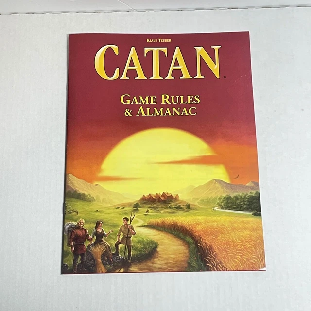 CATAN REPLACEMENT GAME Rules and Almanac Booklet Instructions £7.56 ...